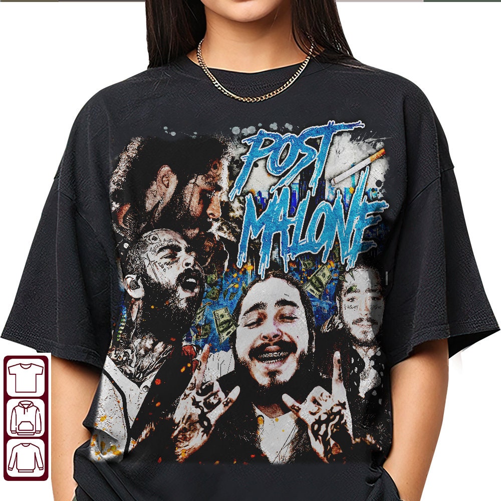 Post Malone 90s Vintage Png, Post Malone Bootleg Png, Post M | Inspire ...