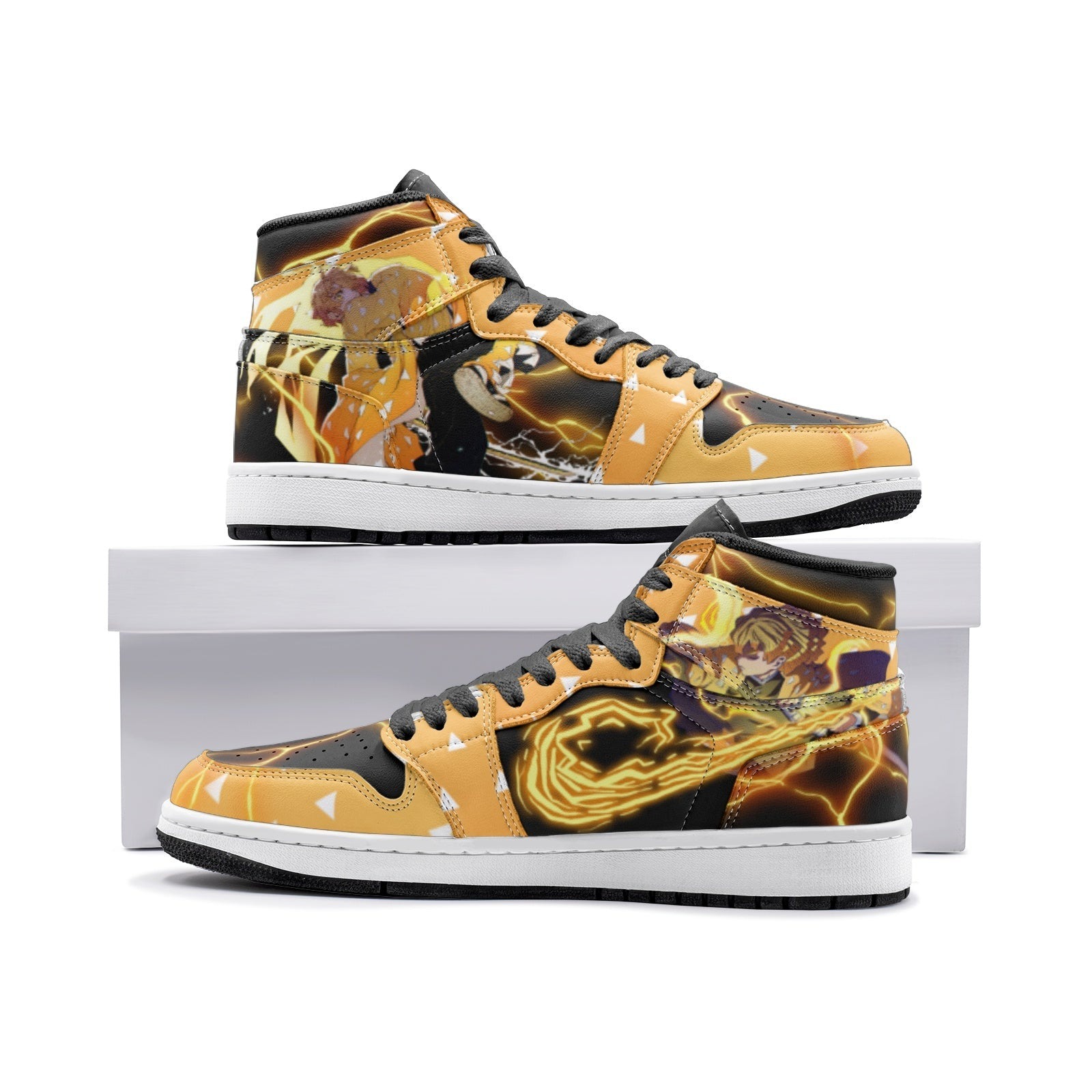 Zenitsu Thunder Breathing Demon Slayer JD1 Shoes, Zenitsu Th - Inspire ...