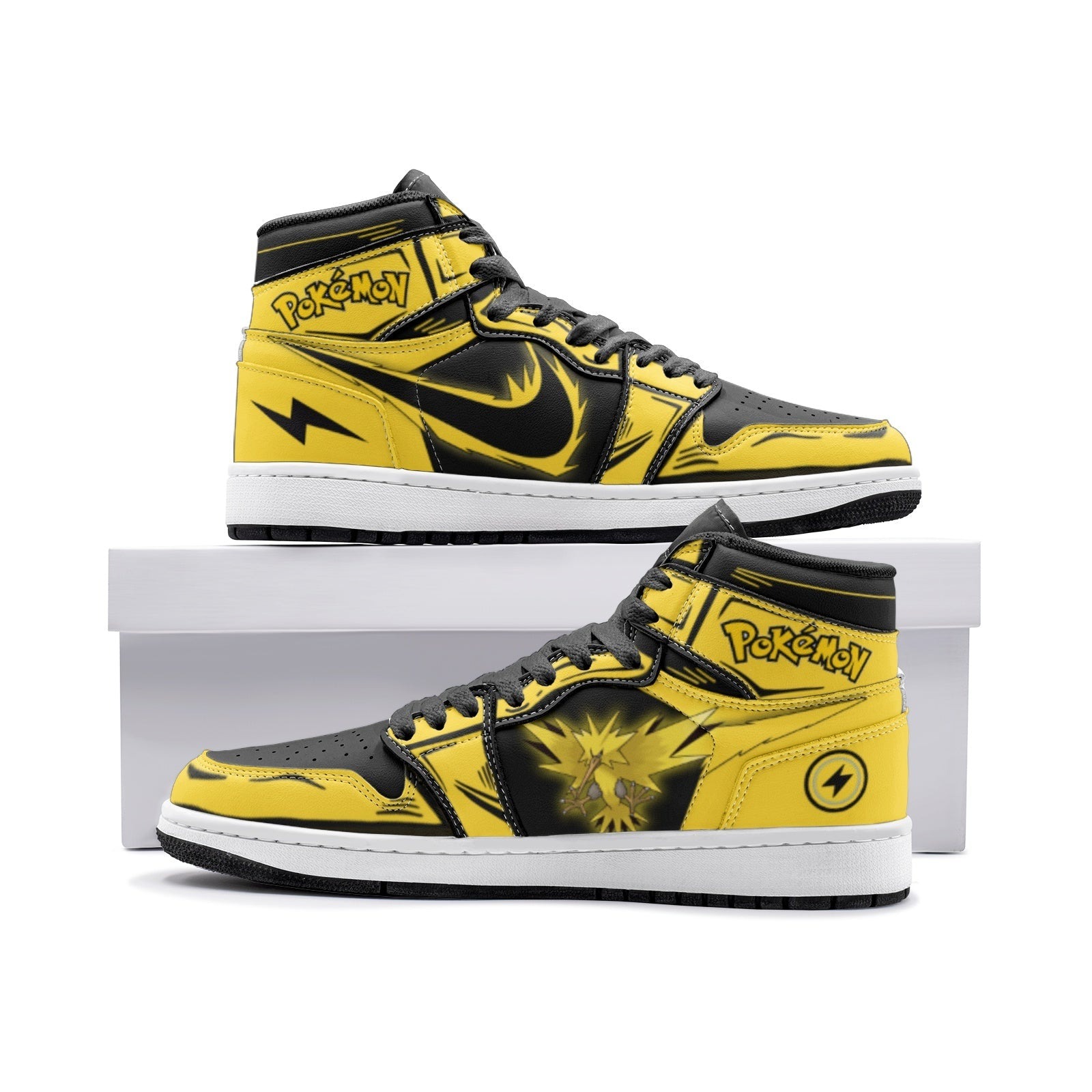 Zapdos Pokemon JD1 Shoes, Zapdos Pokemon Jordan 1 Shoes, Zap - Inspire ...