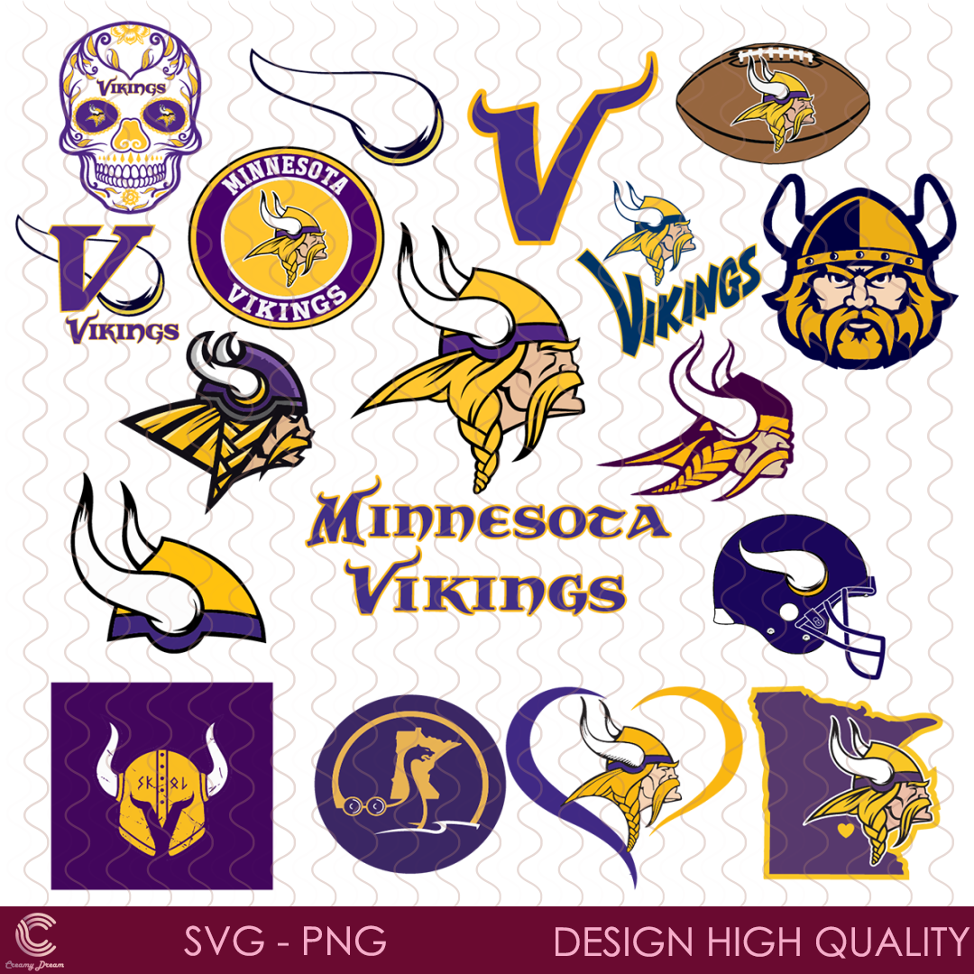 Minnesota Vikings Bundle Svg, Sport Svg, Minnesota Vikings S | Inspire ...