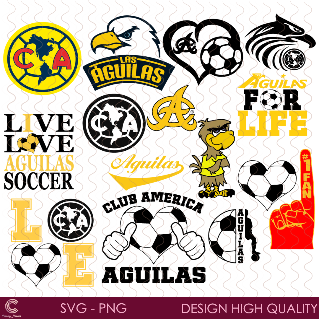 Las Aguilas del America Bundle Svg, Sport Svg, Las Aguilas d - Inspire ...