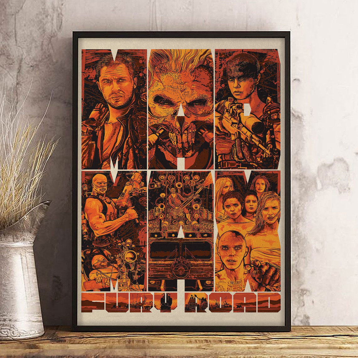 Mad Max Poster, Mad Max Wall Art, Movie Poster, Movie Home D | Inspire ...