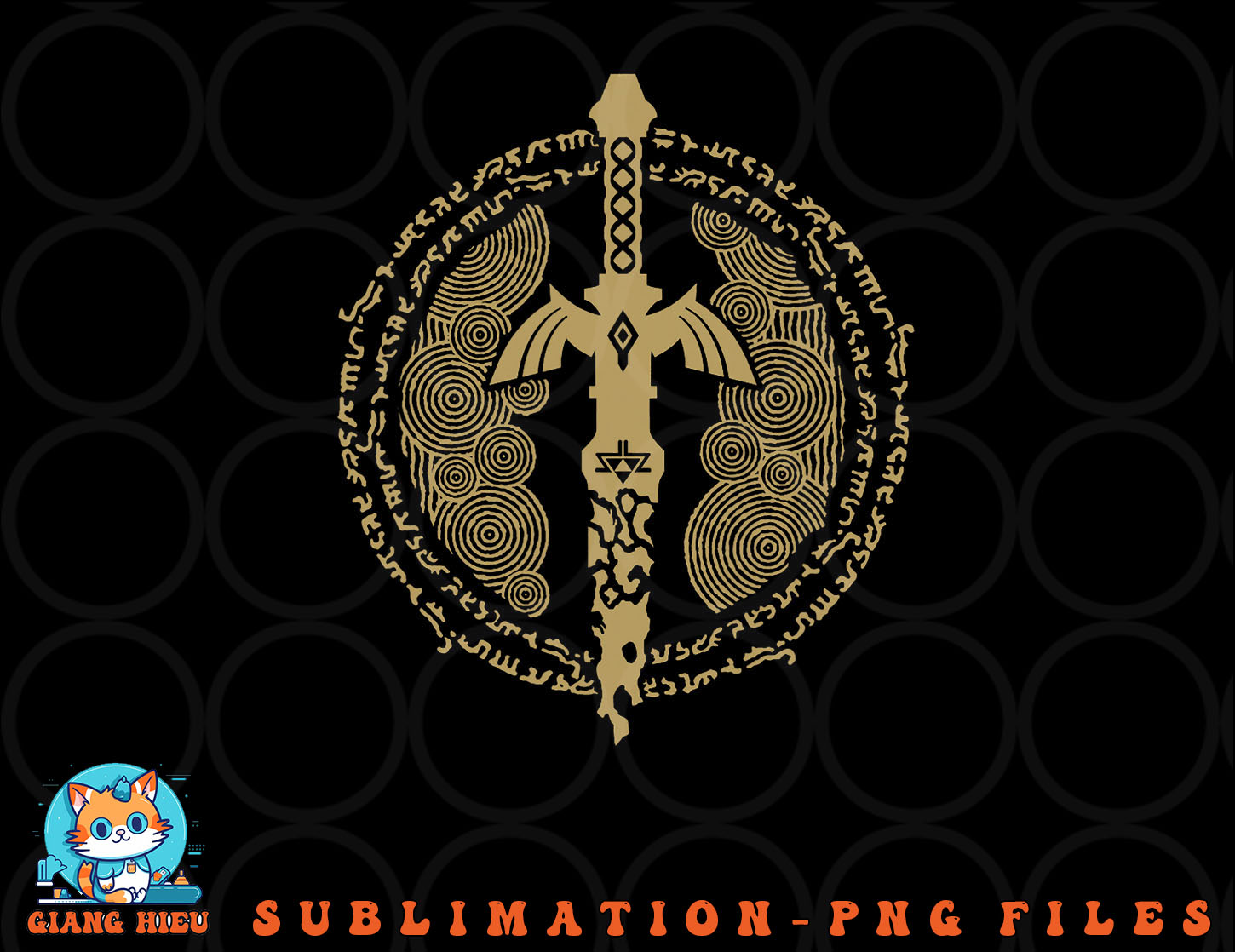 The Legend of Zelda Tears Of The Kingdom Master Sword Logo p | Inspire ...