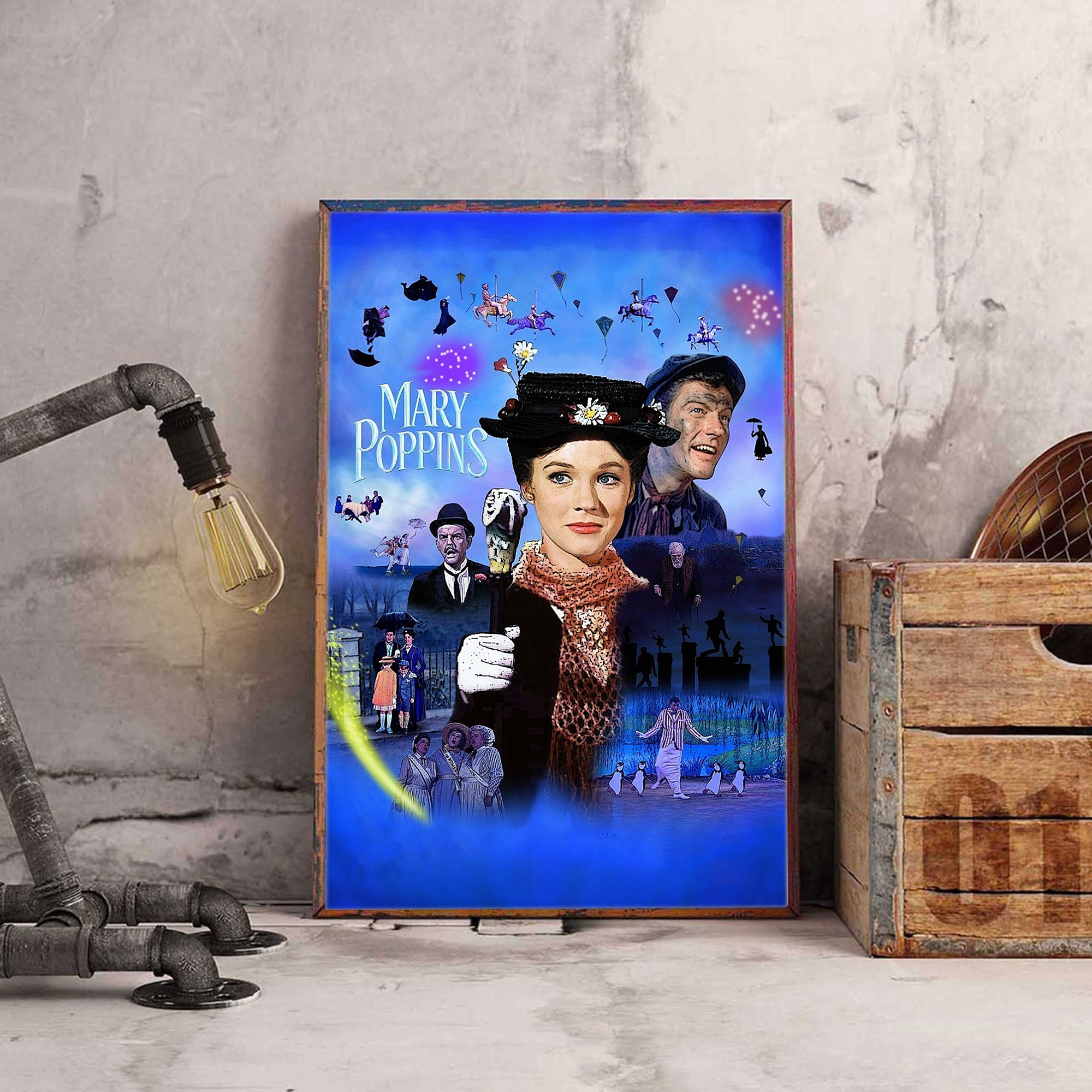 Movie Decoration, Mary Poppins Poster, Mary Poppins Wall Art | Inspire ...