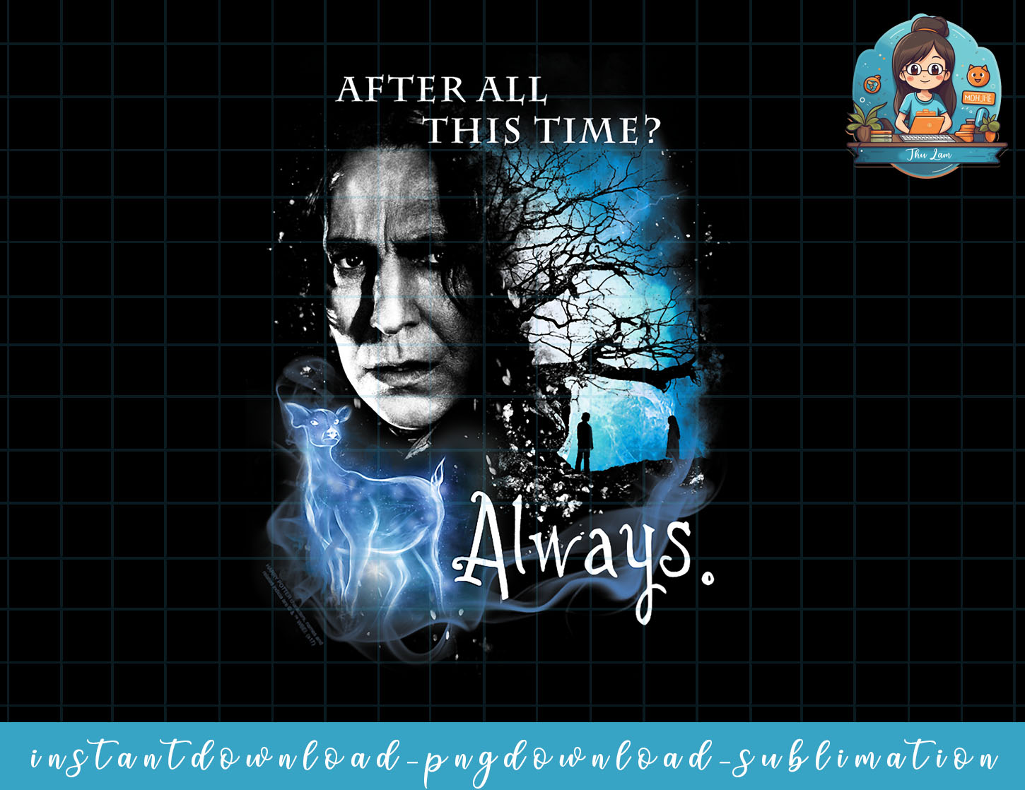 Harry Potter Always png, sublimate, digital download | Inspire Uplift