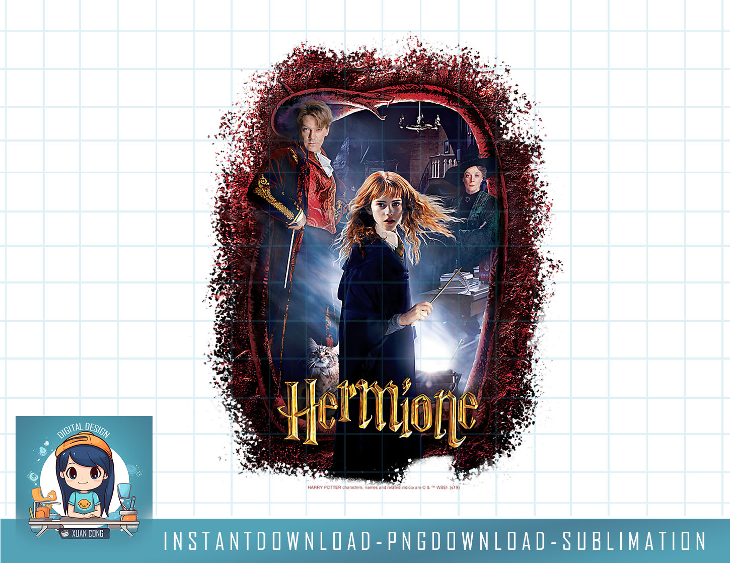 Harry Potter And The Chamber Of Secrets Hermione Portrait pn | Inspire ...