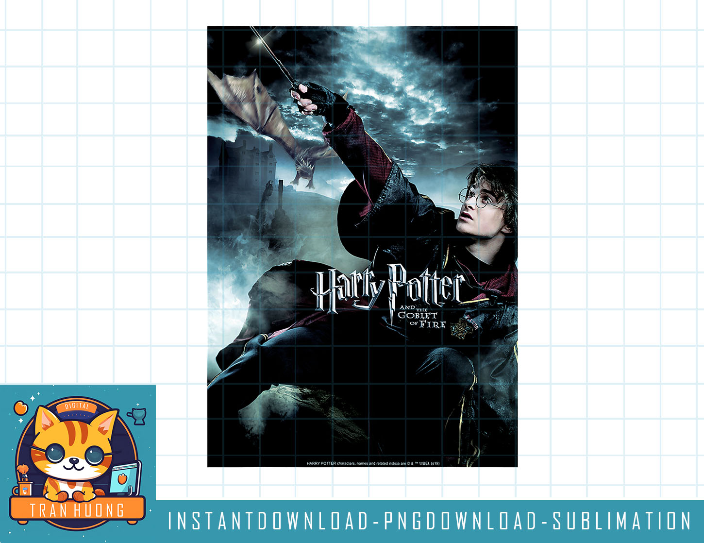 Harry Potter And The Goblet Of Fire First Task Poster png, s | Inspire ...