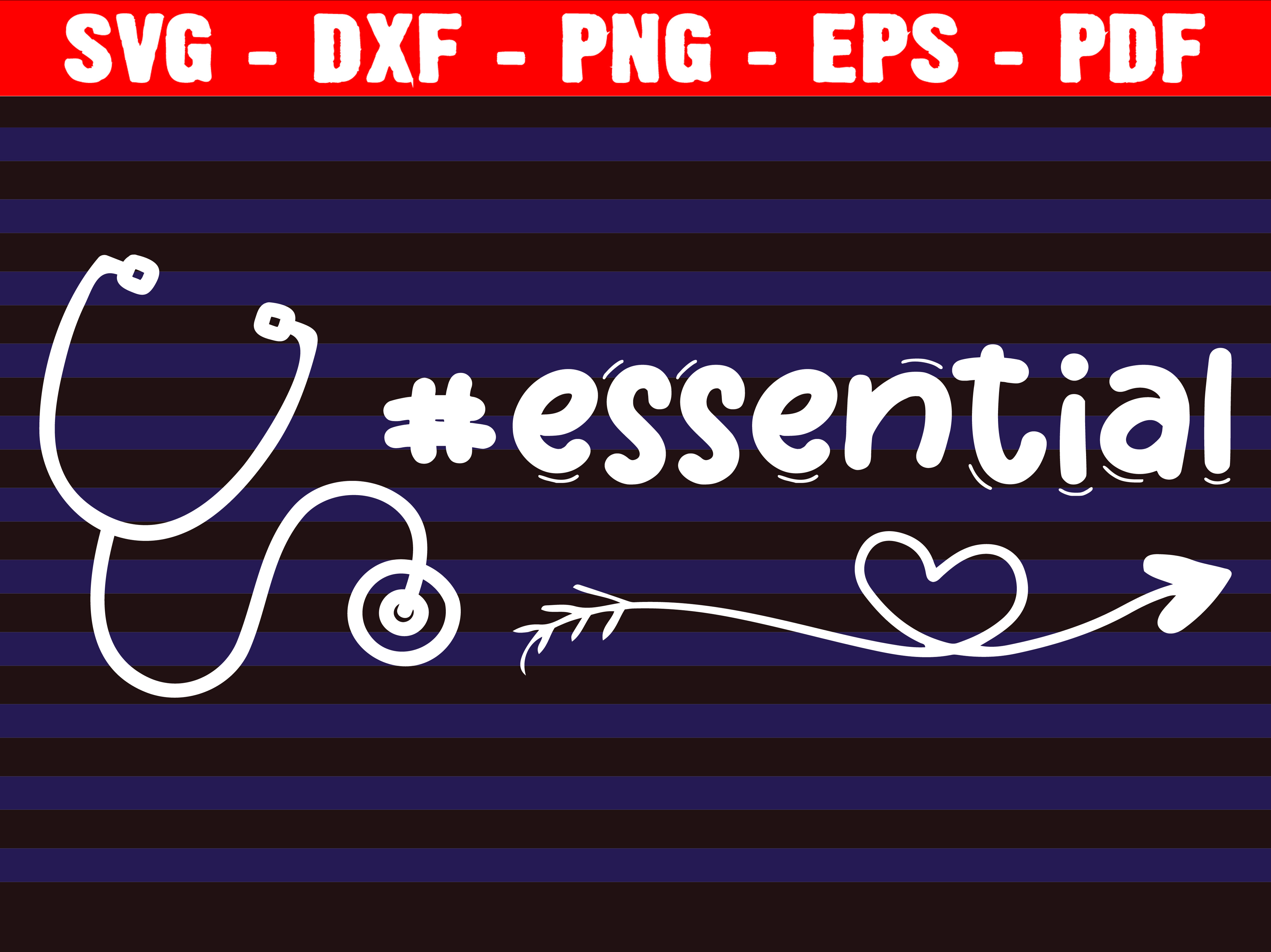 Essential Svg File, Essential Stethoscope Svg, Instant Downl | Inspire ...