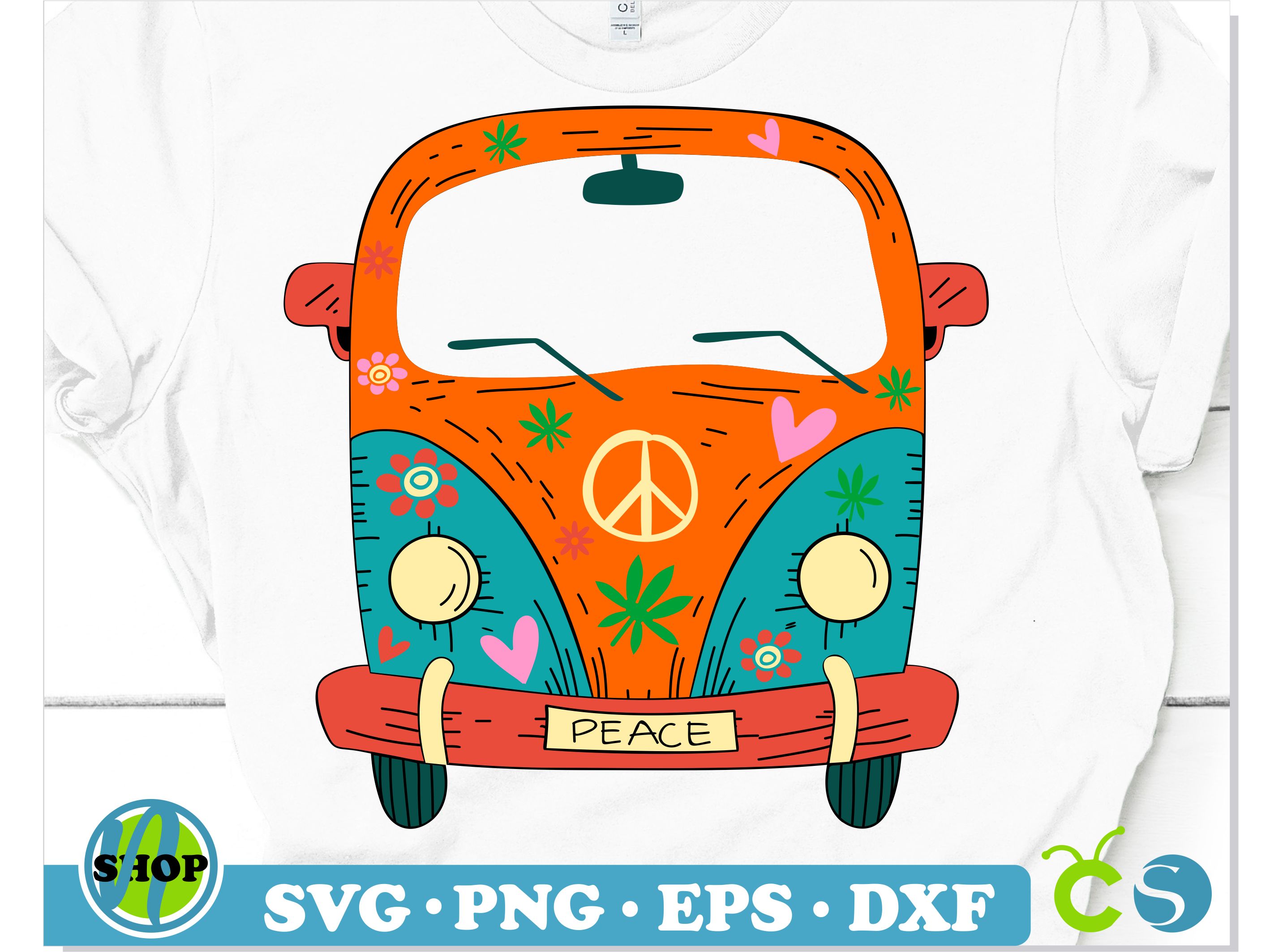 Hippie Van svg, Hippie Van png, Hippie Bus svg, Hippie png, | Inspire ...