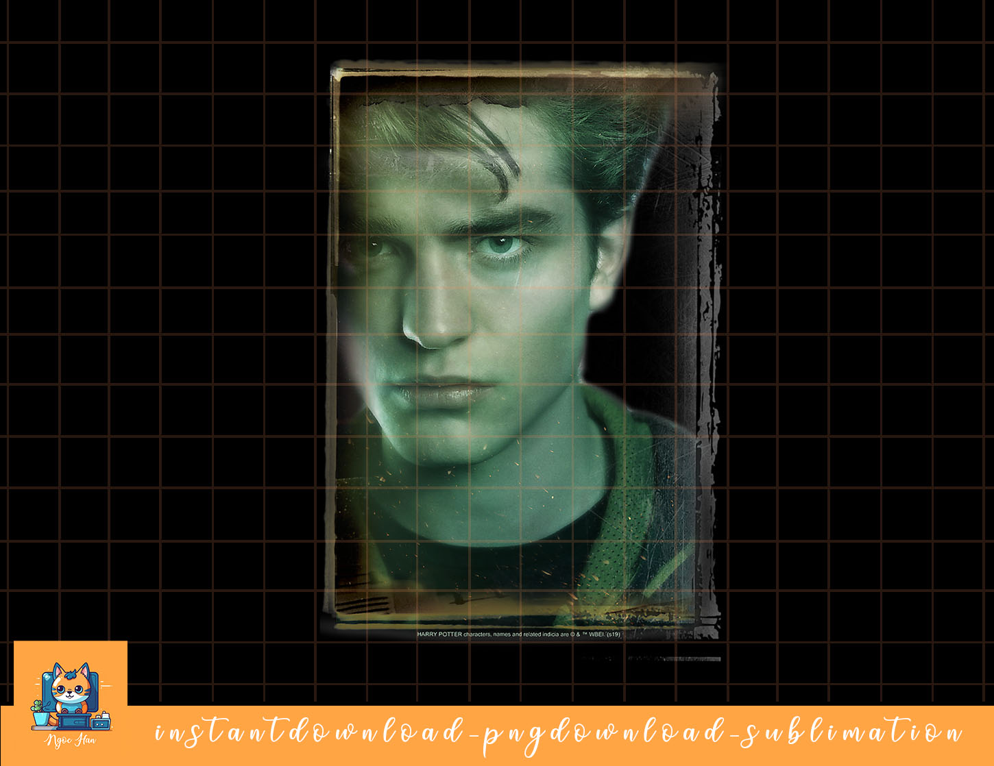 Harry Potter Cedric Diggory Portrait png, sublimate, digital | Inspire ...