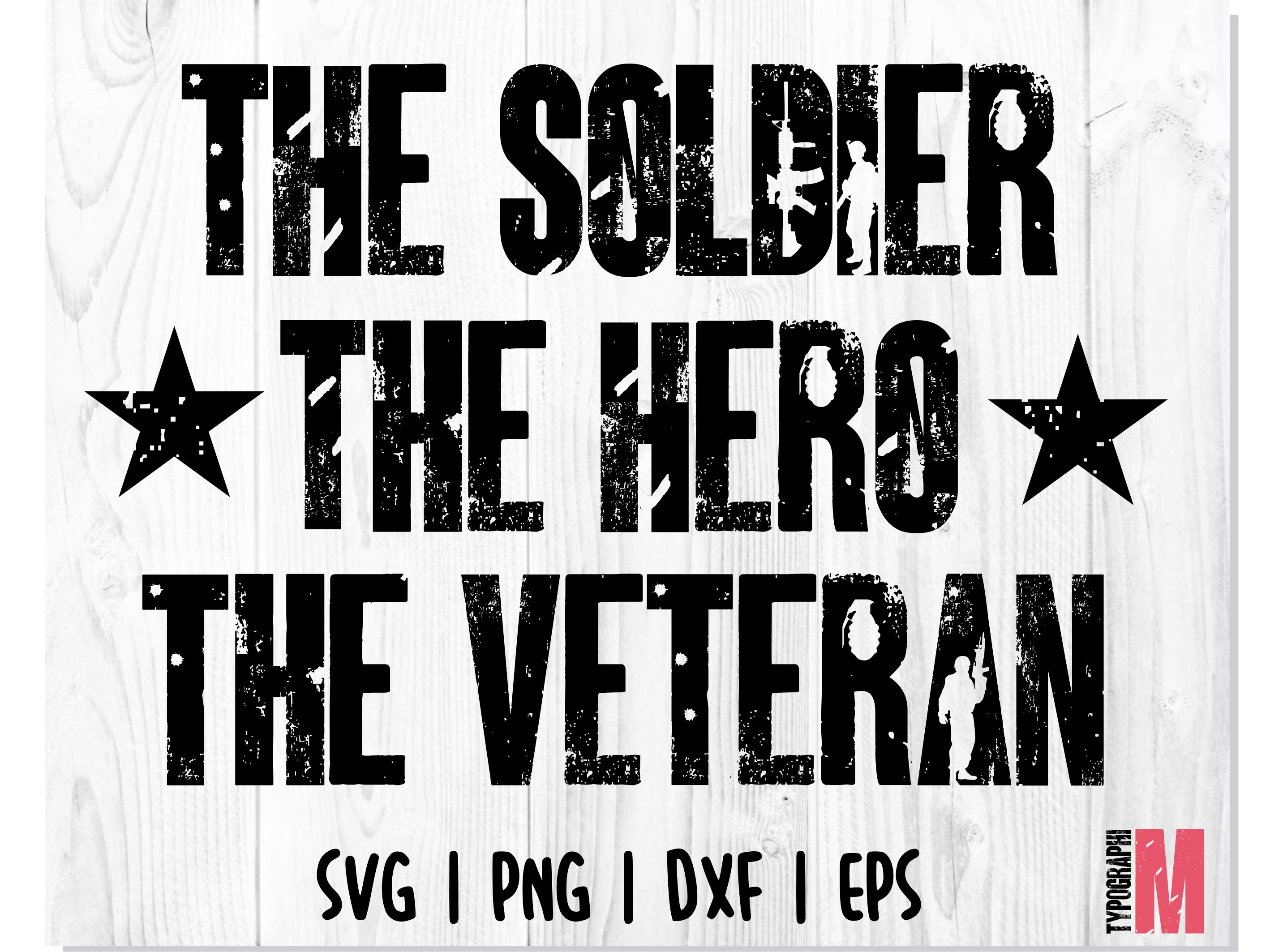 Soldier Hero Veteran SVG PNG | Patriotic svg, Military Svg | Inspire Uplift