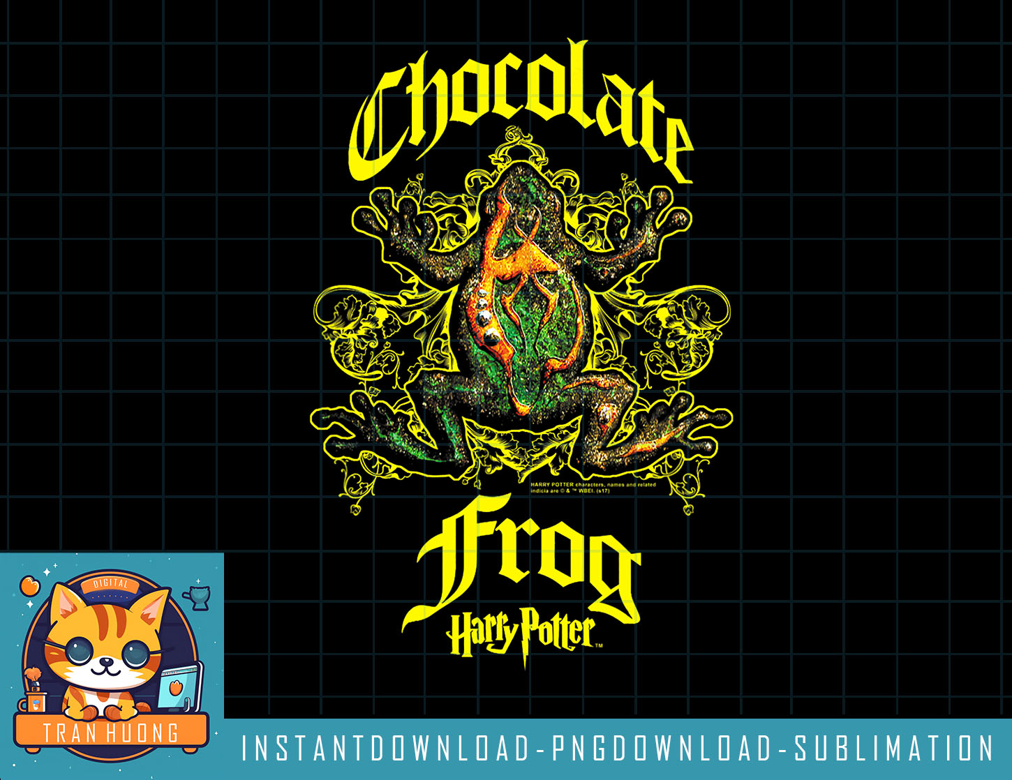 Harry Potter Chocolate Frog png, sublimate, digital download | Inspire ...