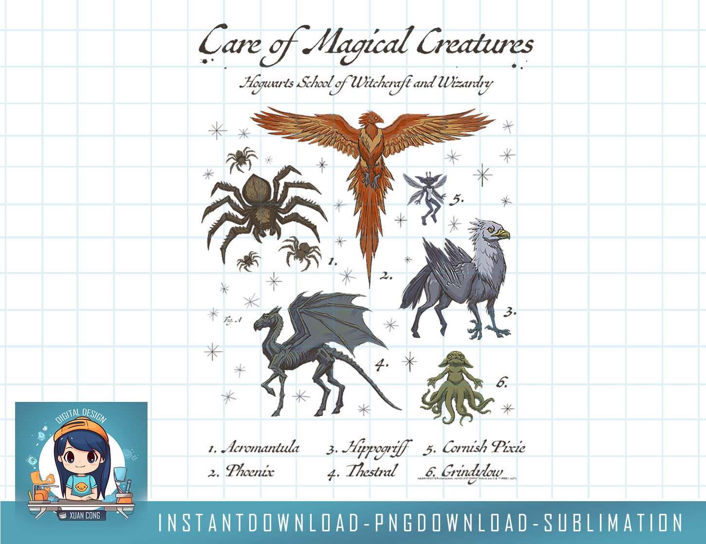 Harry Potter Care Of Magical Creatures Hogwarts School png, | Inspire ...