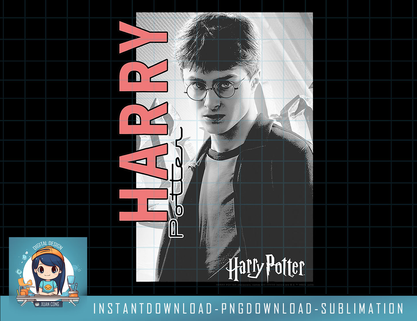 Harry Potter Character Poster png, sublimate, digital downlo | Inspire ...