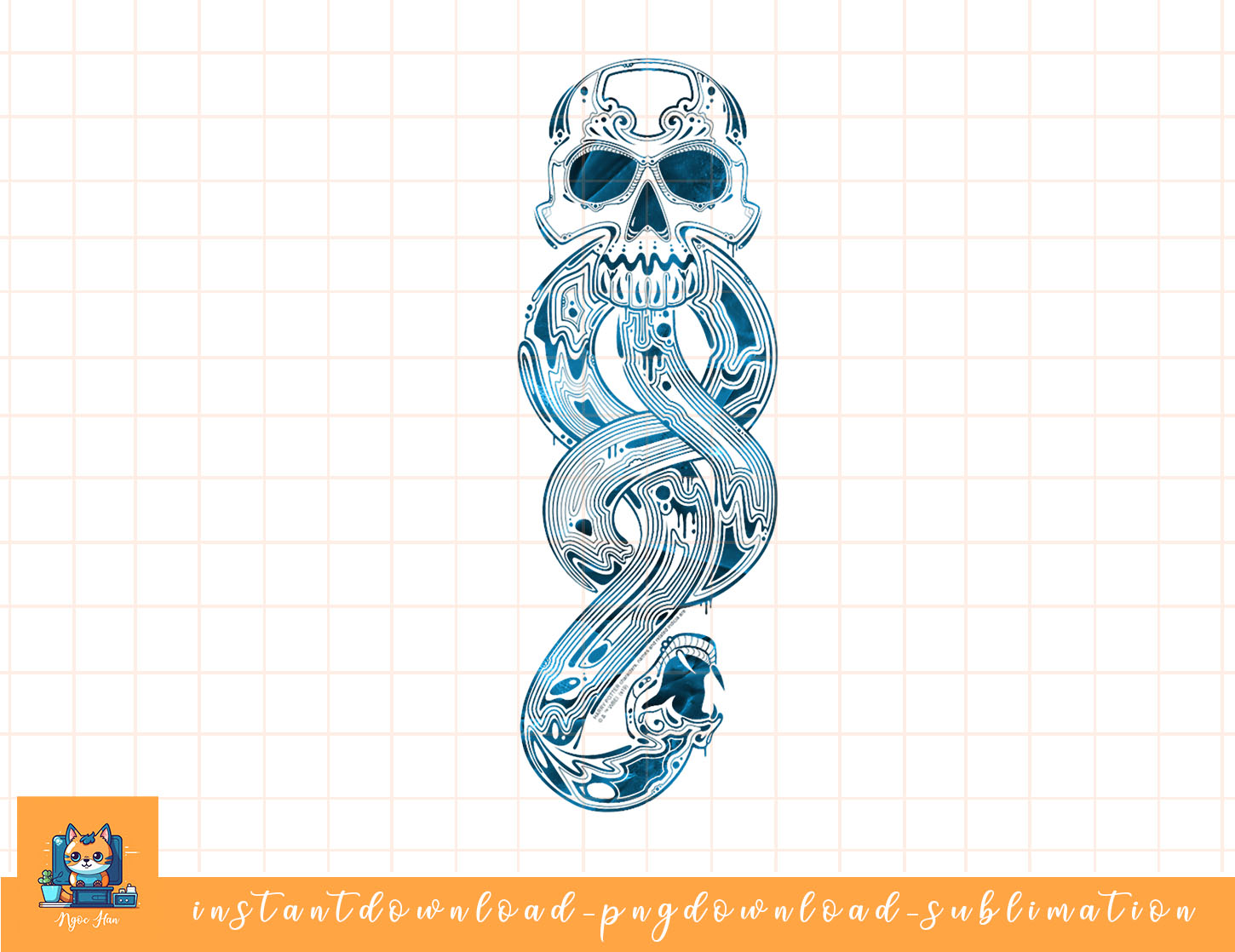 Harry Potter Death Eater Dark Mark Logo png, sublimate, digi | Inspire ...