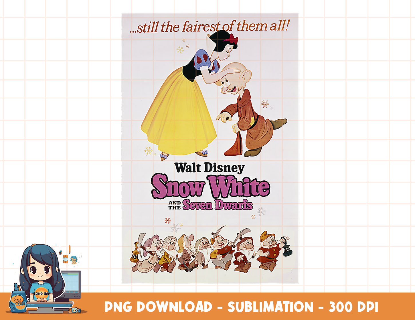 Disney Snow White Classic Poster png, sublimation, digital p | Inspire ...