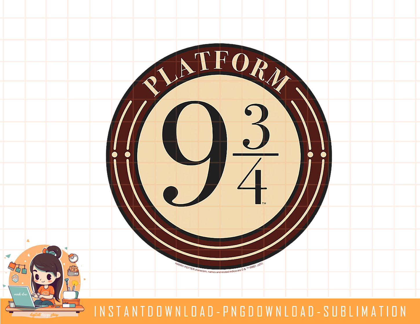 Harry Potter Classic Platform Logo png, sublimate, digital d | Inspire ...