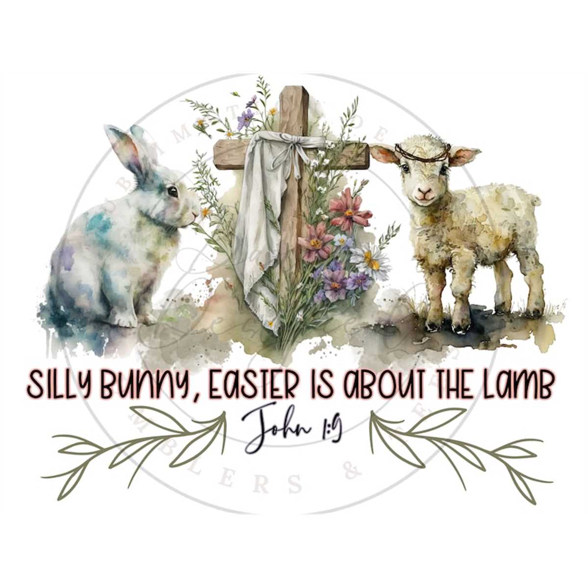 Silly Bunny Easter Is About the Lamb PNG, Easter Digital Dow | Inspire ...