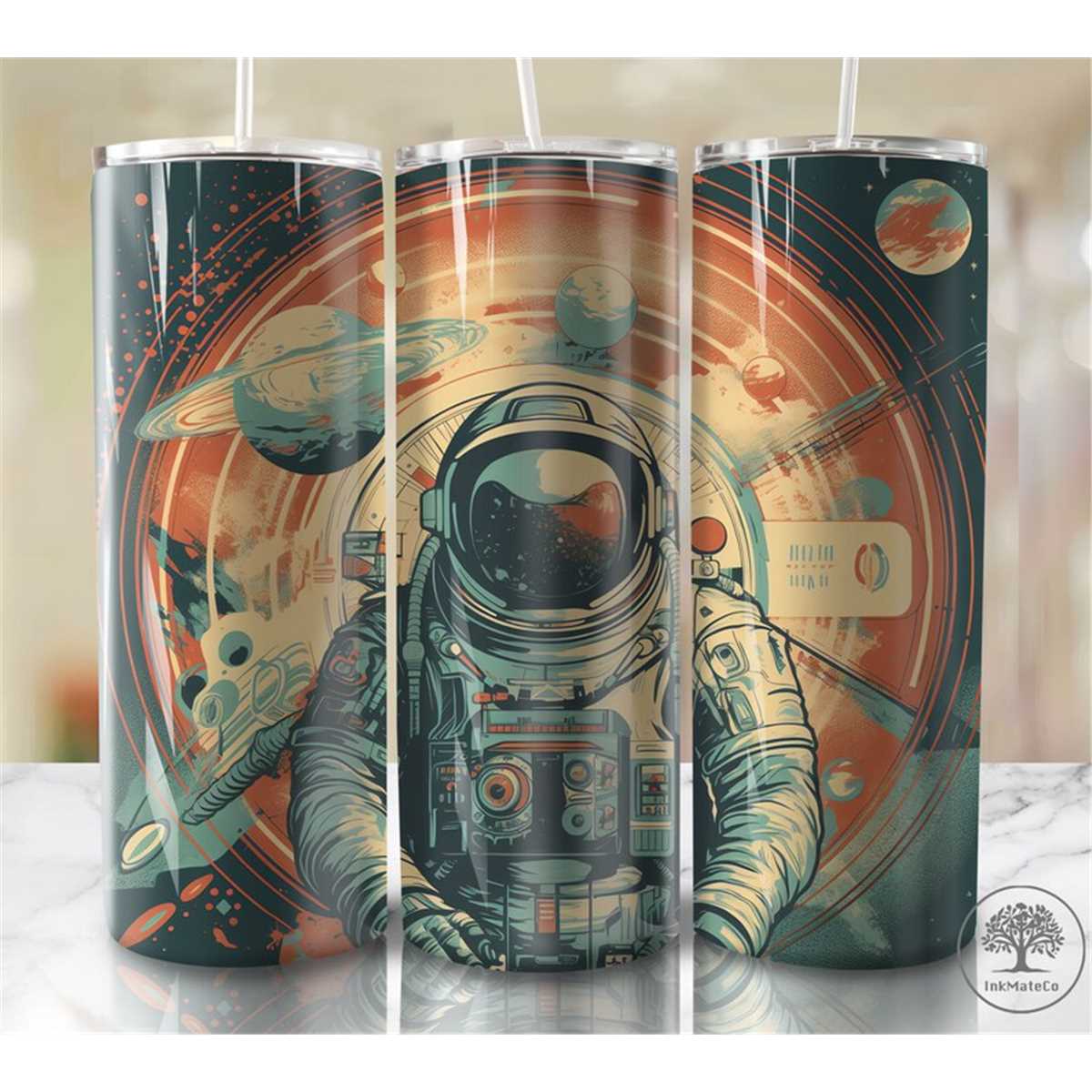 Space astronaut planets png sublimation digital design downl | Inspire ...