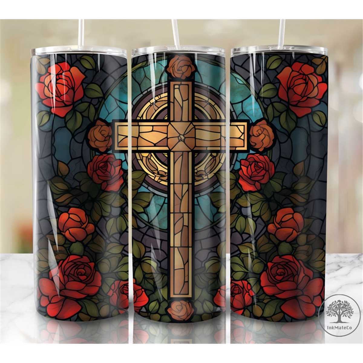 Western Tumbler Wrap PNG Design Cowgirl Jesus Cross Religiou | Inspire ...