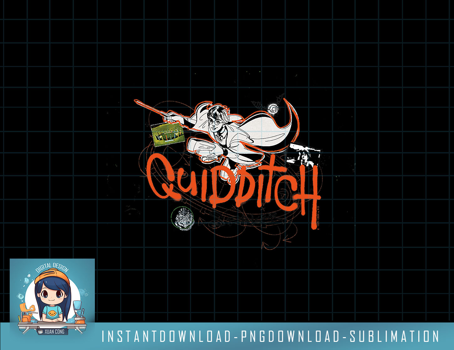 Harry Potter Deathly Hallows 2 Harry Quidditch Seeker png, s | Inspire ...