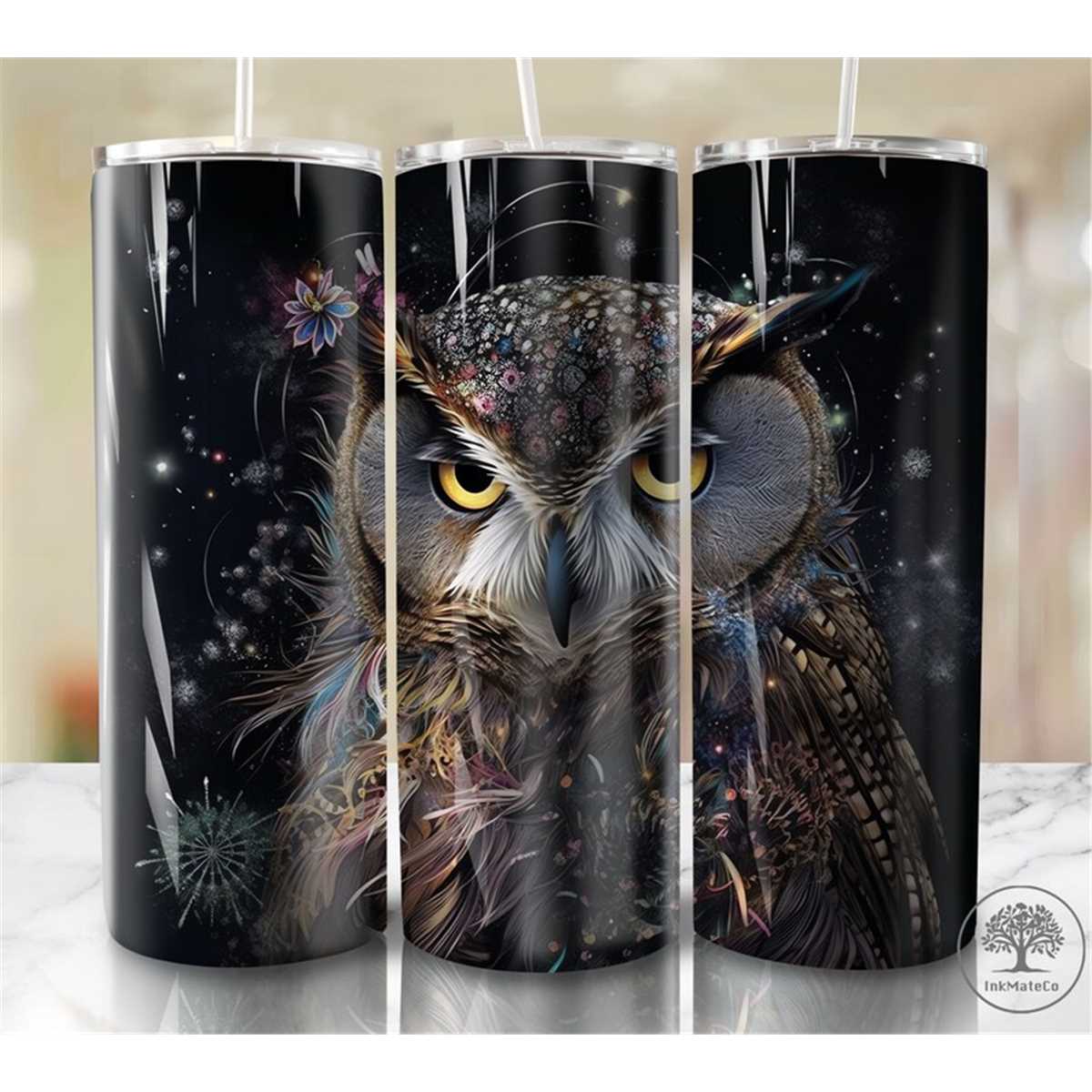 Owl 20oz Sublimation Tumbler Designs, Colorful | Inspire Uplift