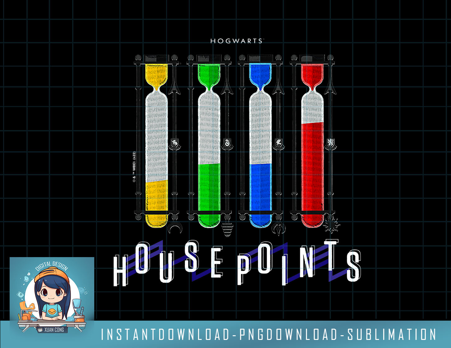 Harry Potter Deathly Hallows 2 Hourglass House Points png, s | Inspire ...