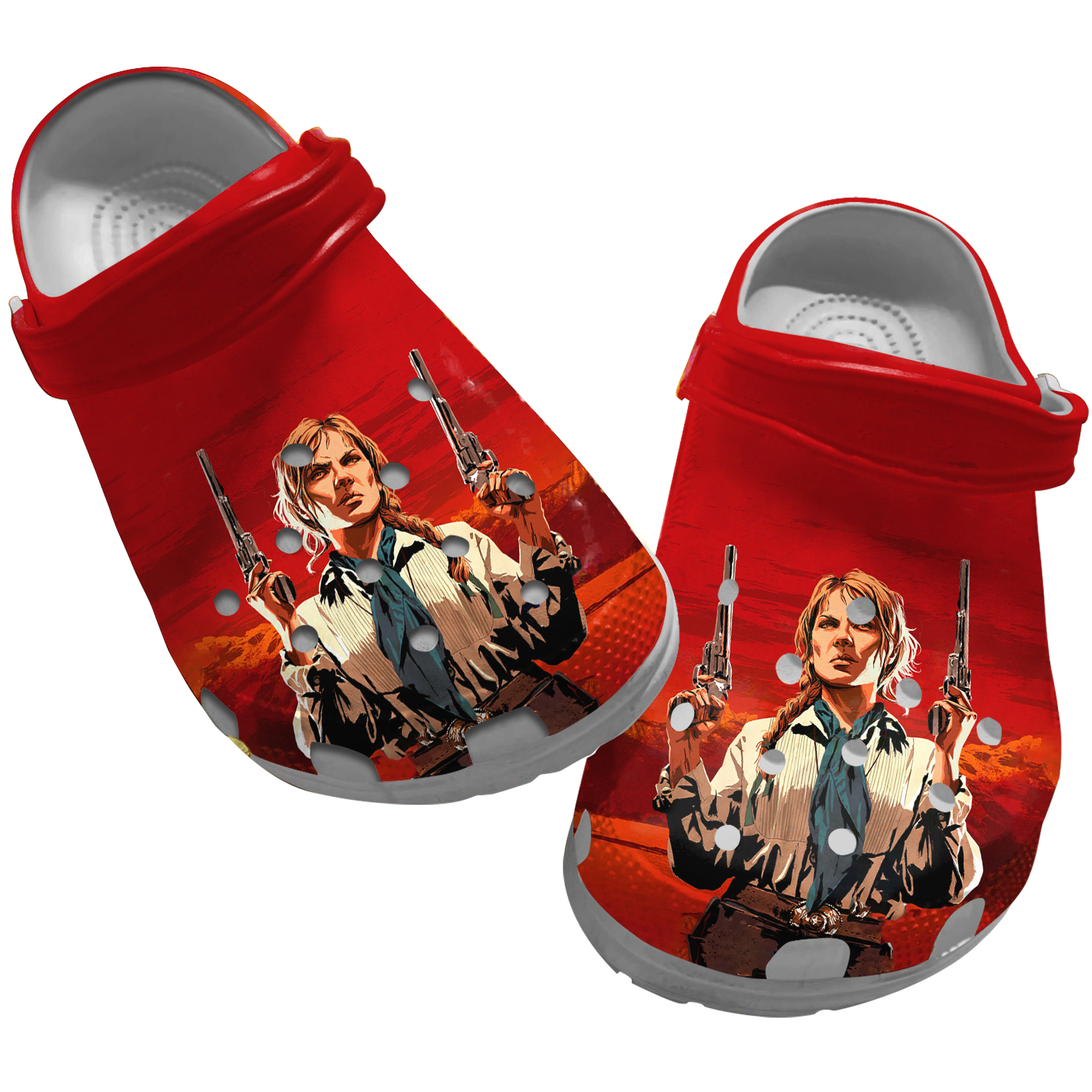 Red Dead Redemption Crocs, Red Dead Redemption Clog Shoes Un | Inspire ...