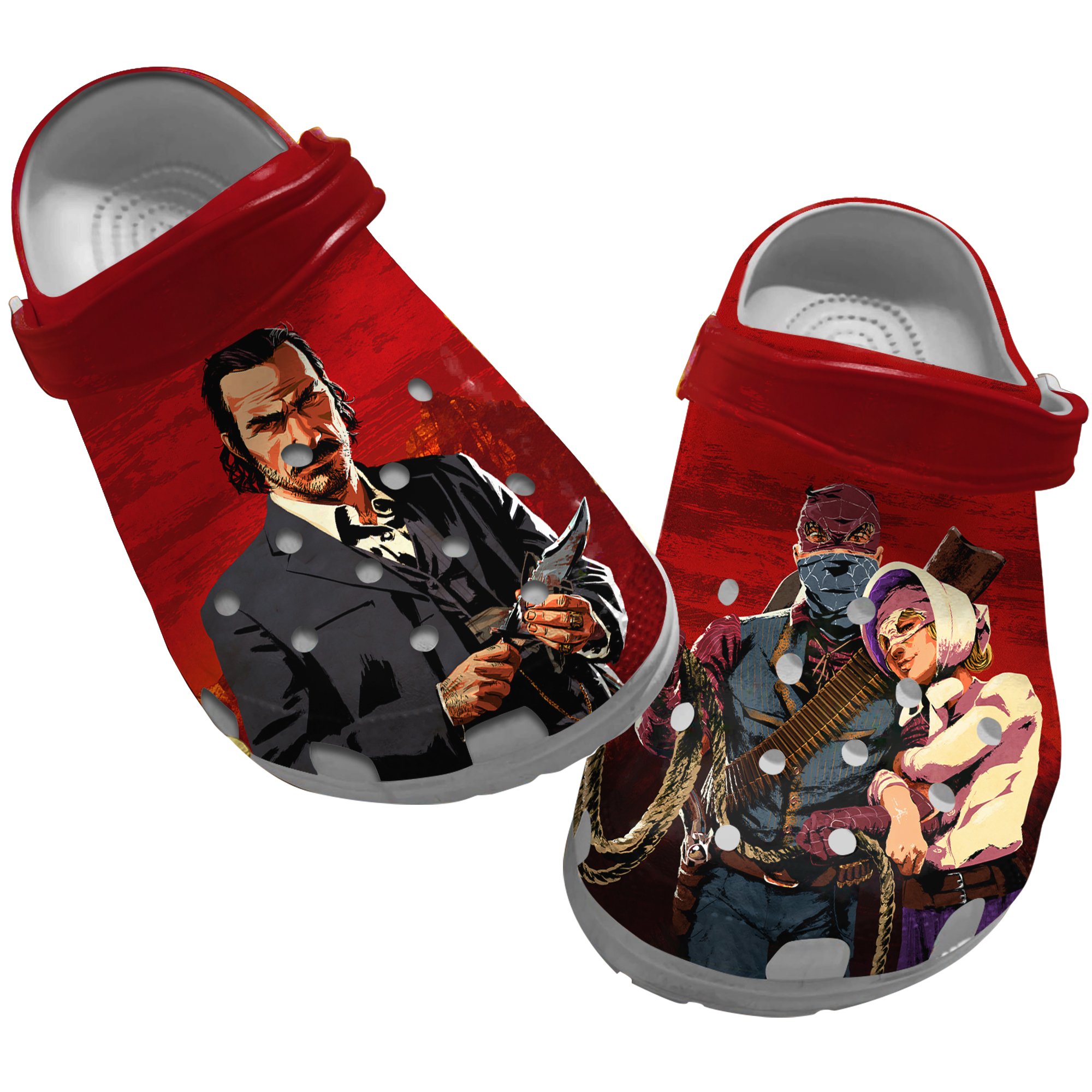 Red Dead Redemption Clog Shoes Unisex, Red Dead Redemption S | Inspire ...
