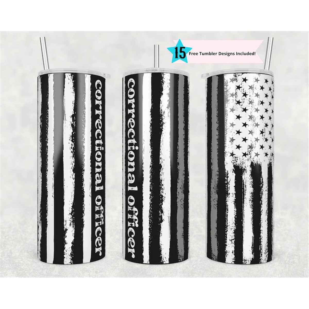 Corrections Officer Tumbler Wrap | Inspire Uplift