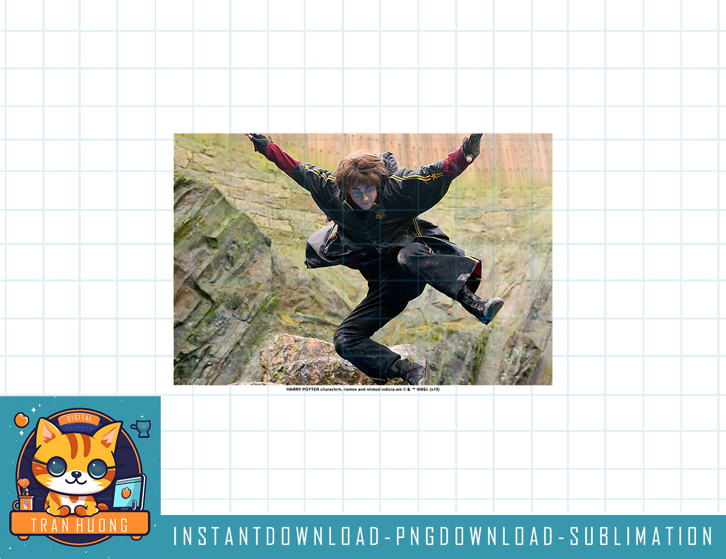Harry Potter Dragon Chase Portrait png, sublimate, digital d | Inspire ...