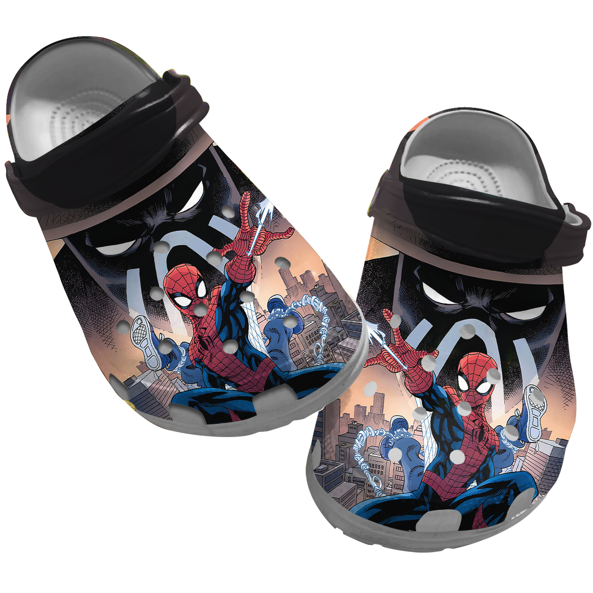 Spiderman Crocs, Spiderman Clog Shoes Unisex, Movie Crocs, M | Inspire ...