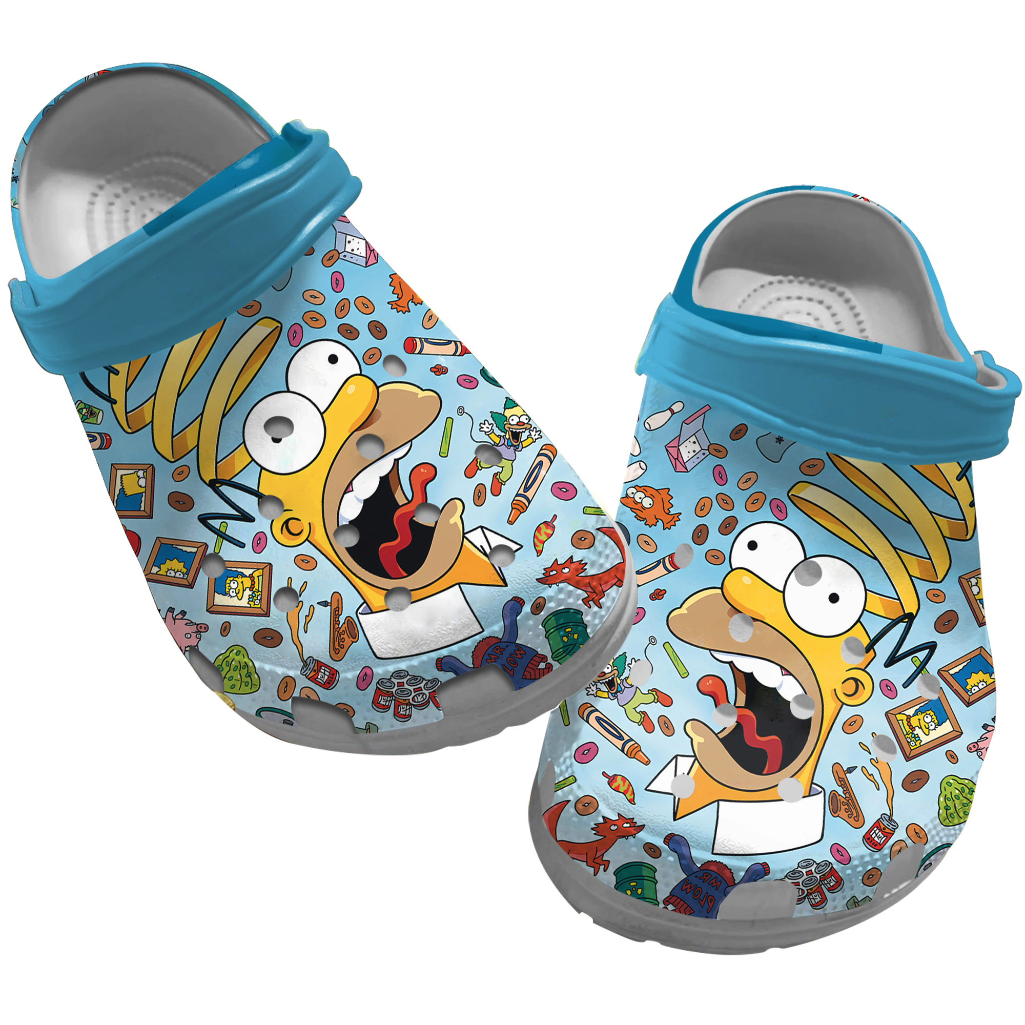 The Simpsons Clog Shoes Unisex, The Simpsons Crocs, Sitcom C - Inspire ...