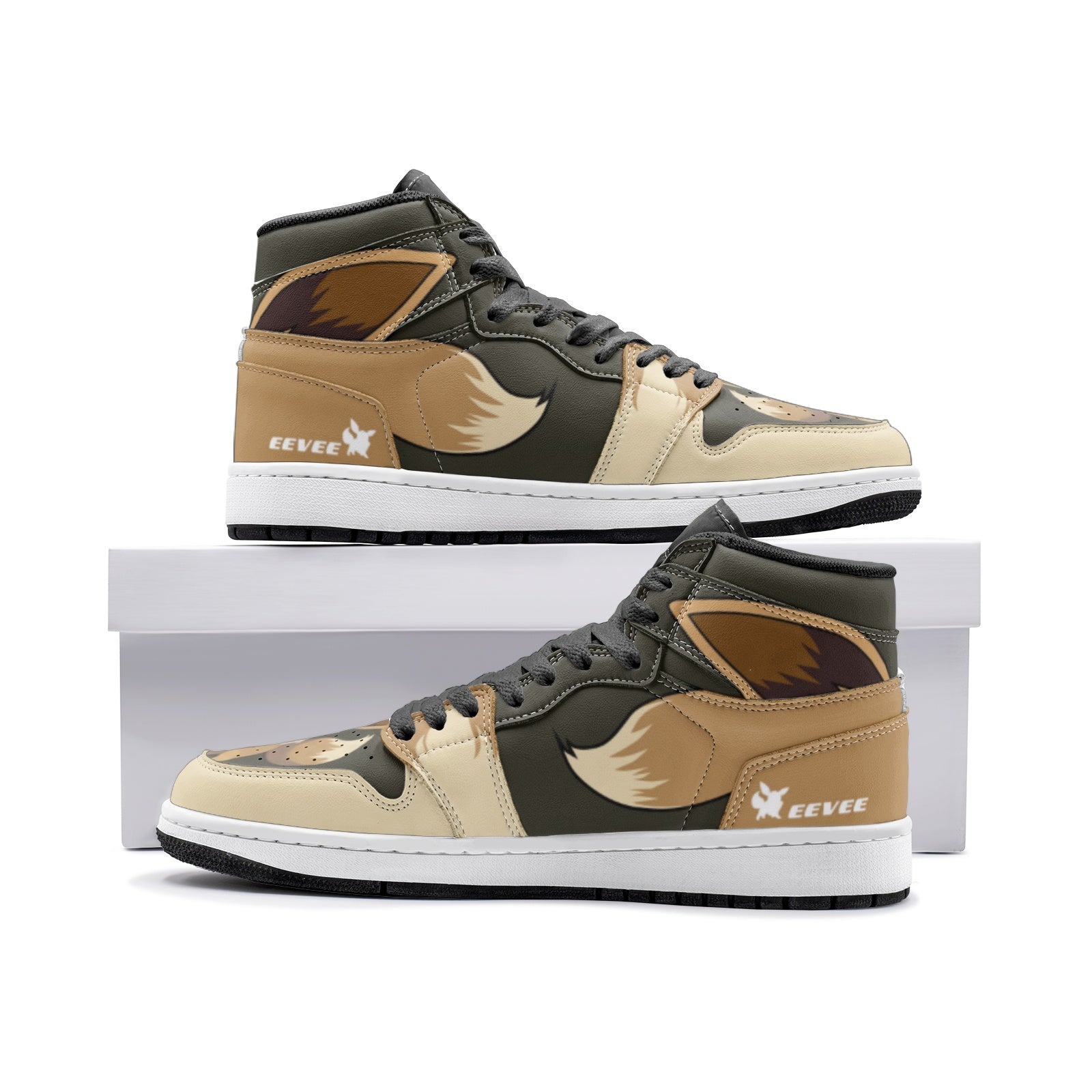 Eevee Pokemon JD1 Shoes, Eevee Pokemon Jordan 1 Shoes, Eevee - Inspire Uplift