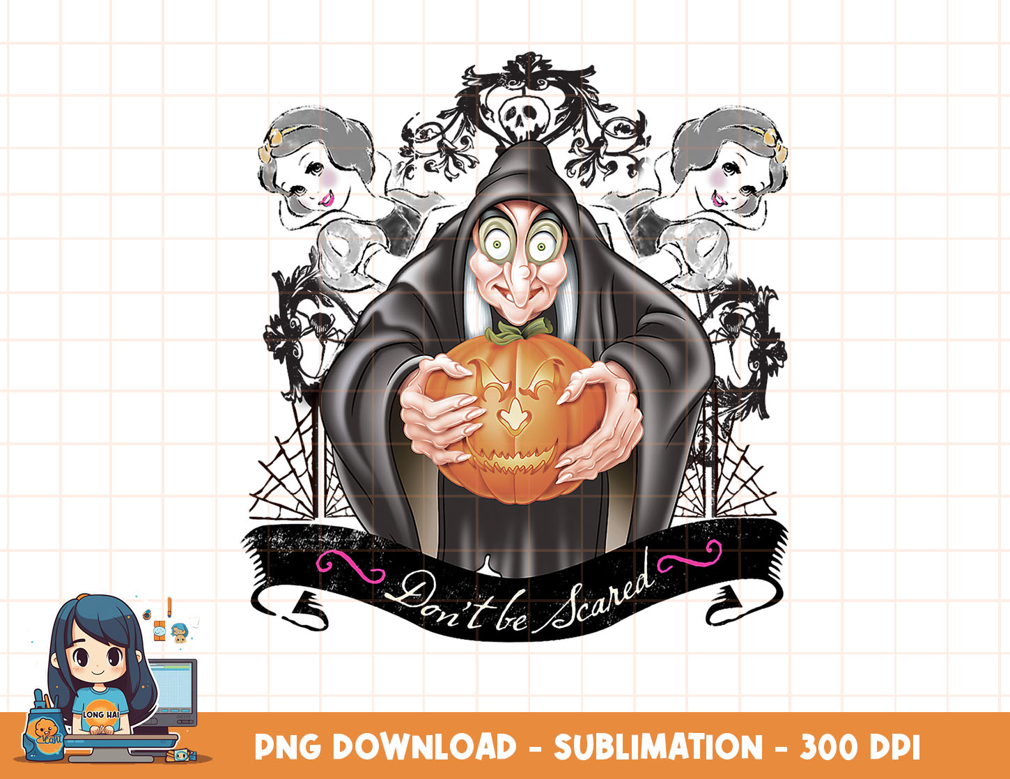 Disney Snow White Evil Queen Don t Be Scared Graphic T-Shirt | Inspire ...