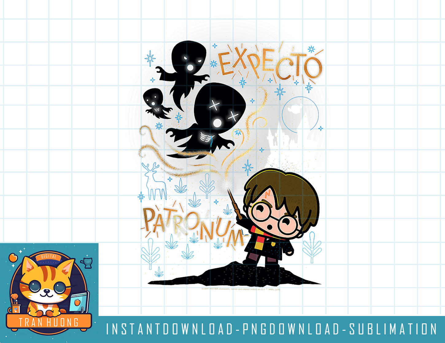 Harry Potter Expecto Patronum Chibi Potter Png Sublimate D Inspire Uplift 