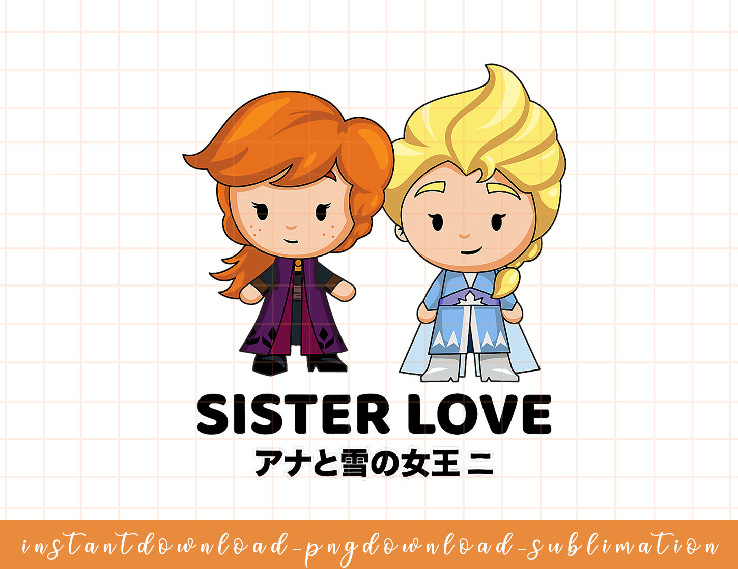 Disney Frozen 2 Elsa and Anna Sister Love png, sublimate, di | Inspire ...