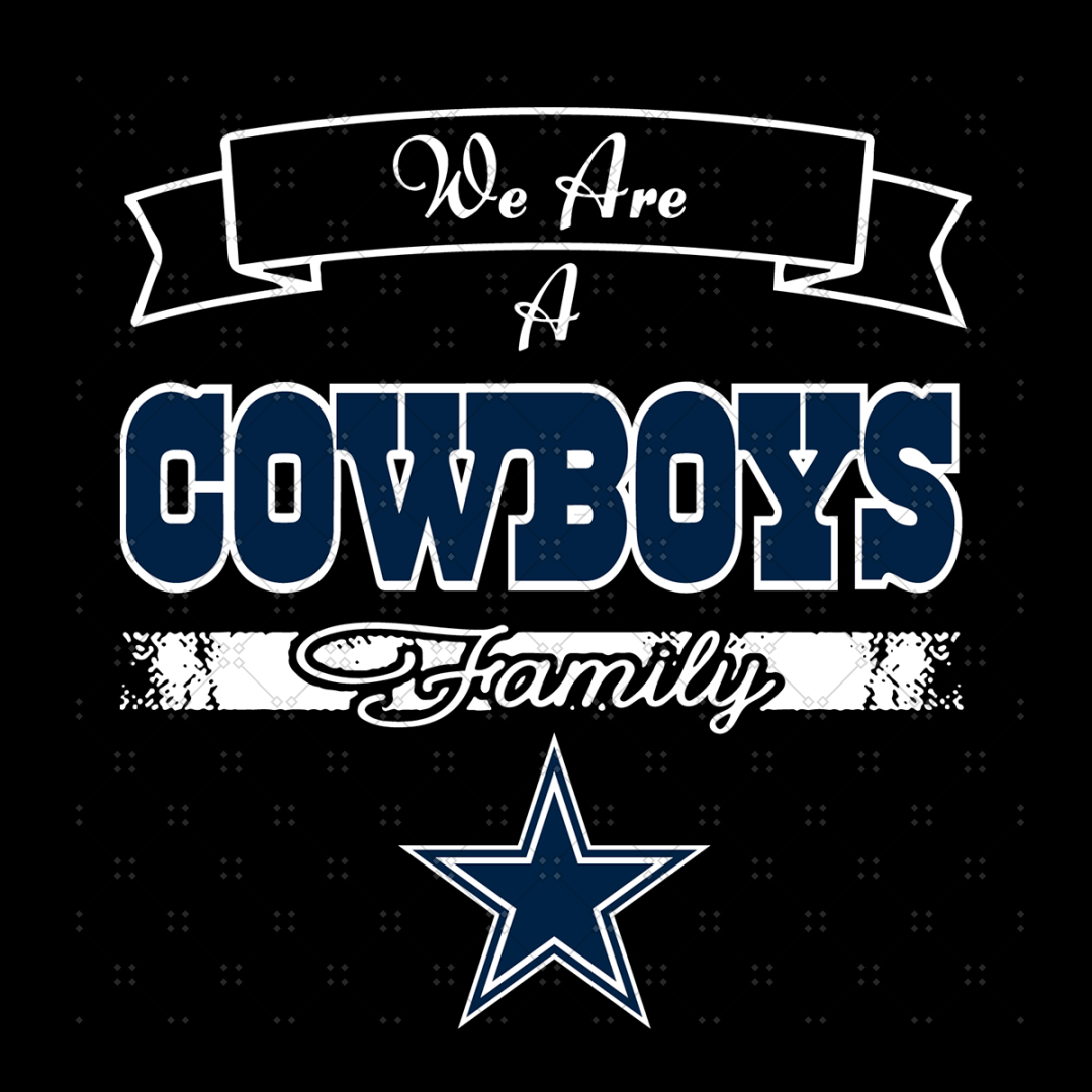 We Are A Cowboys Family Svg, Sport Svg, Cowboys - Inspire Uplift