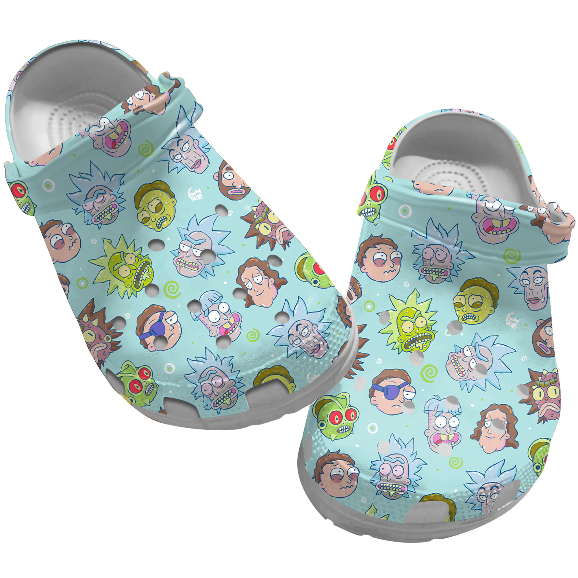 Rick and Morty Crocs, Rick and Morty Clog Shoes Unisex, Sitc - Inspire ...