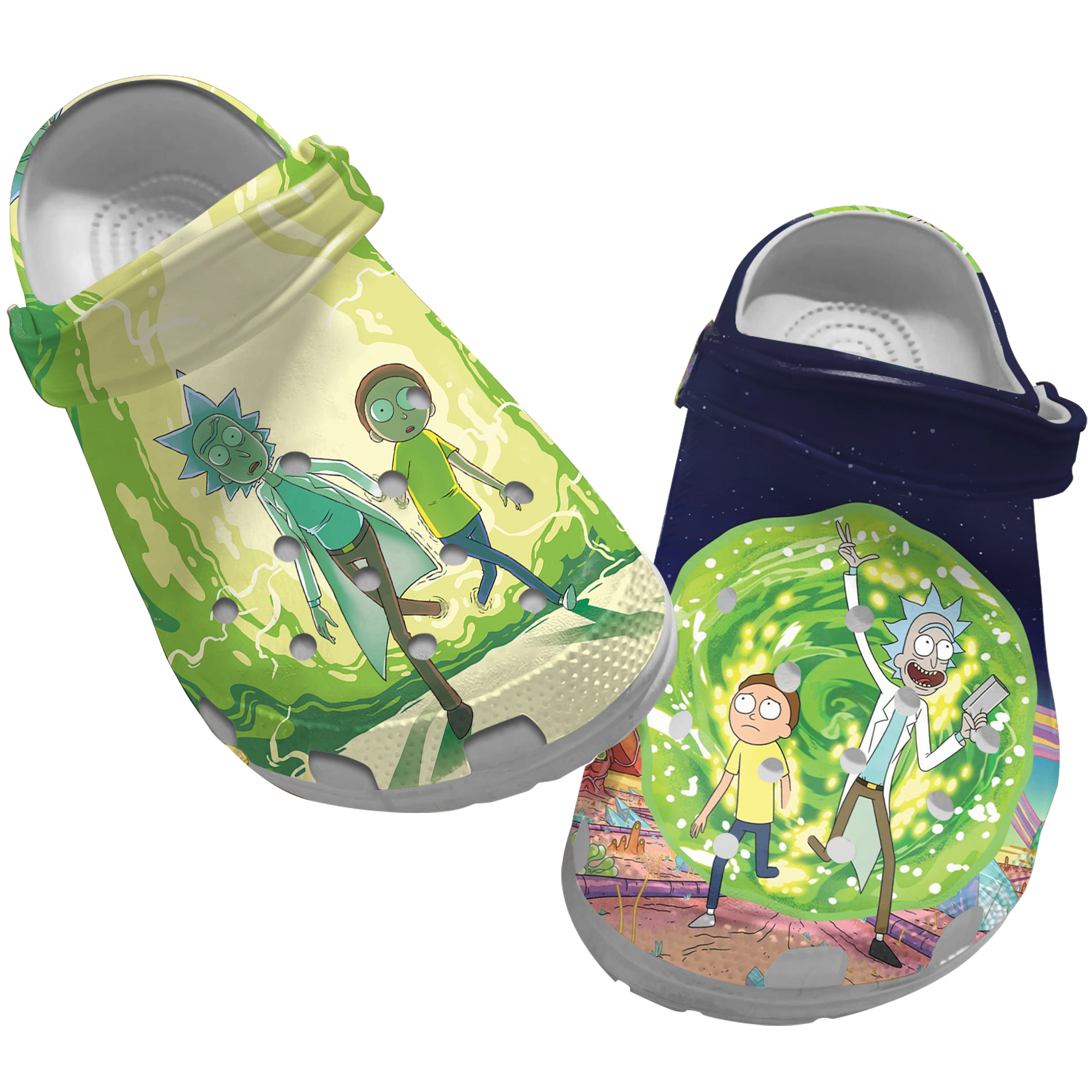 Rick and Morty Crocs, Rick and Morty Clog Shoes Unisex, Sitc - Inspire ...
