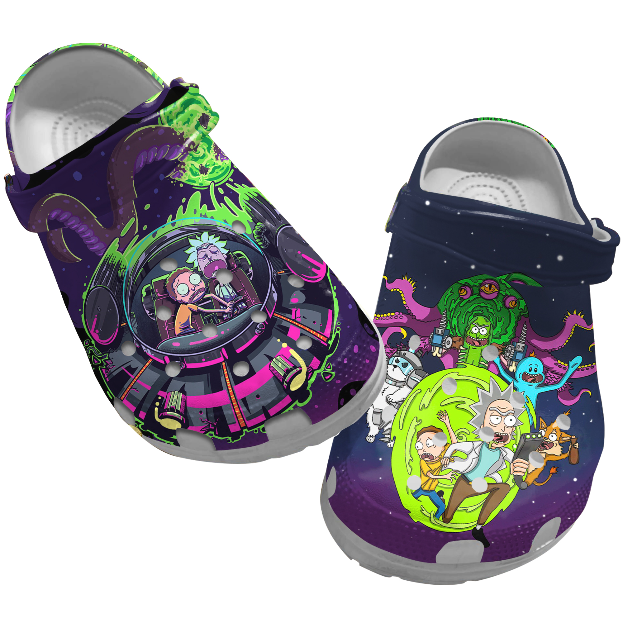 Sitcom Crocs, Rick and Morty Crocs, Rick and Morty Clog Shoe | Inspire ...