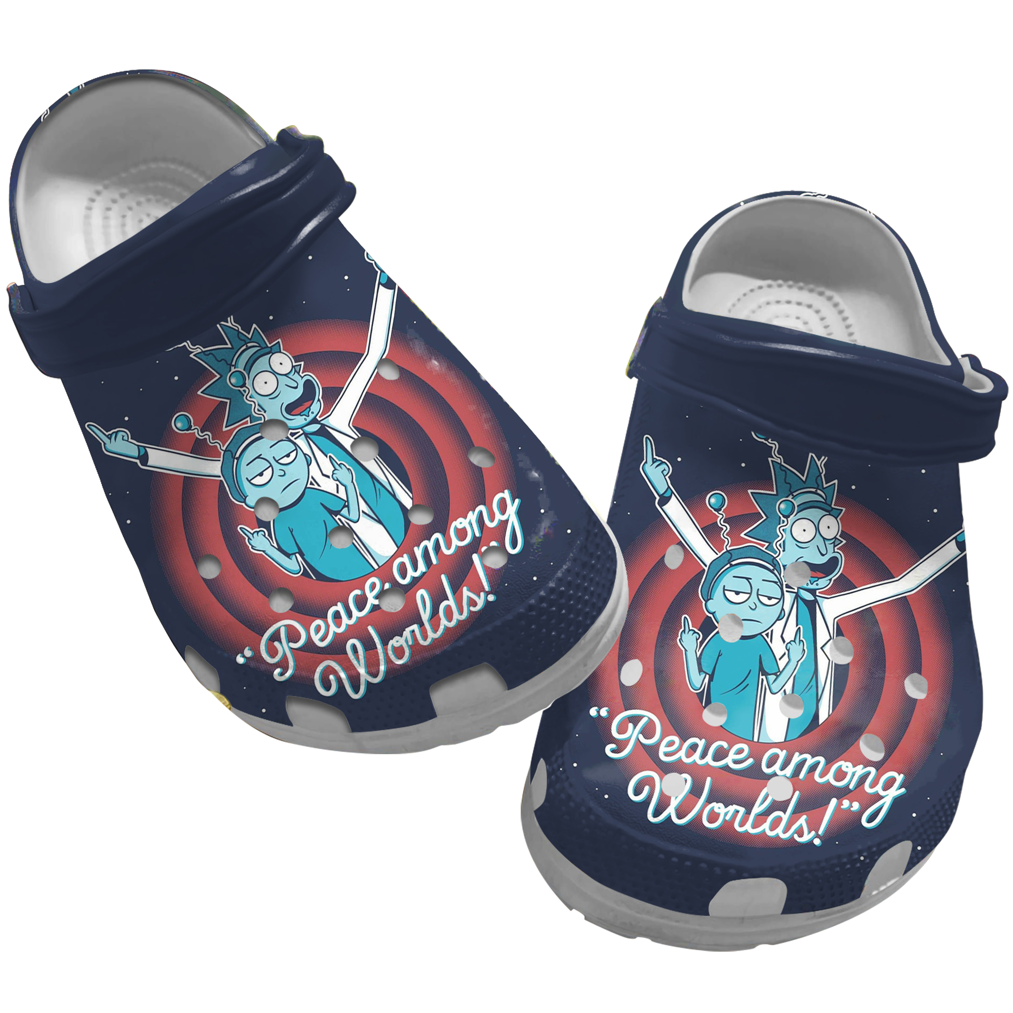 Sitcom Crocs, Rick and Morty Crocs, Rick and Morty Clog Shoe | Inspire ...