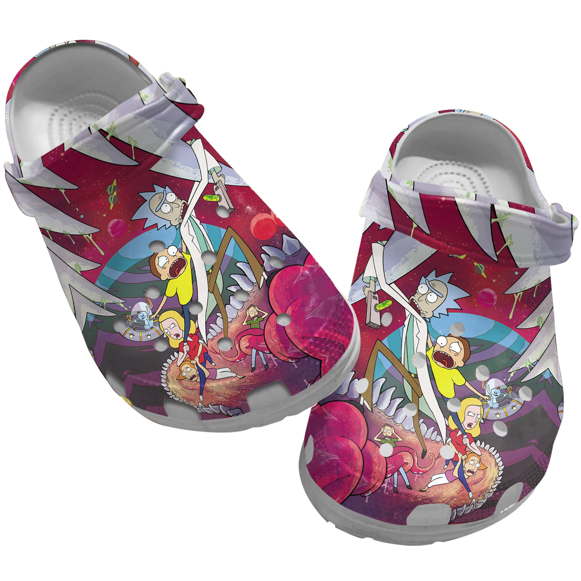 Movie Crocs, Rick and Morty Crocs, Rick and Morty Clog Shoes - Inspire ...