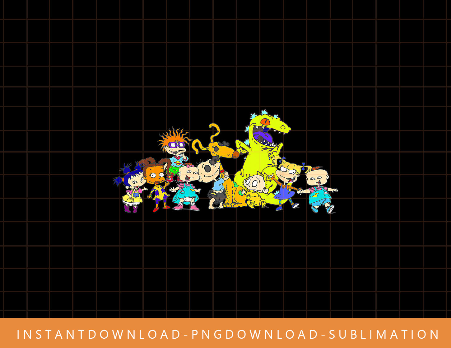 Rugrats Group Shot Line Up png, sublimate, digital print | Inspire Uplift