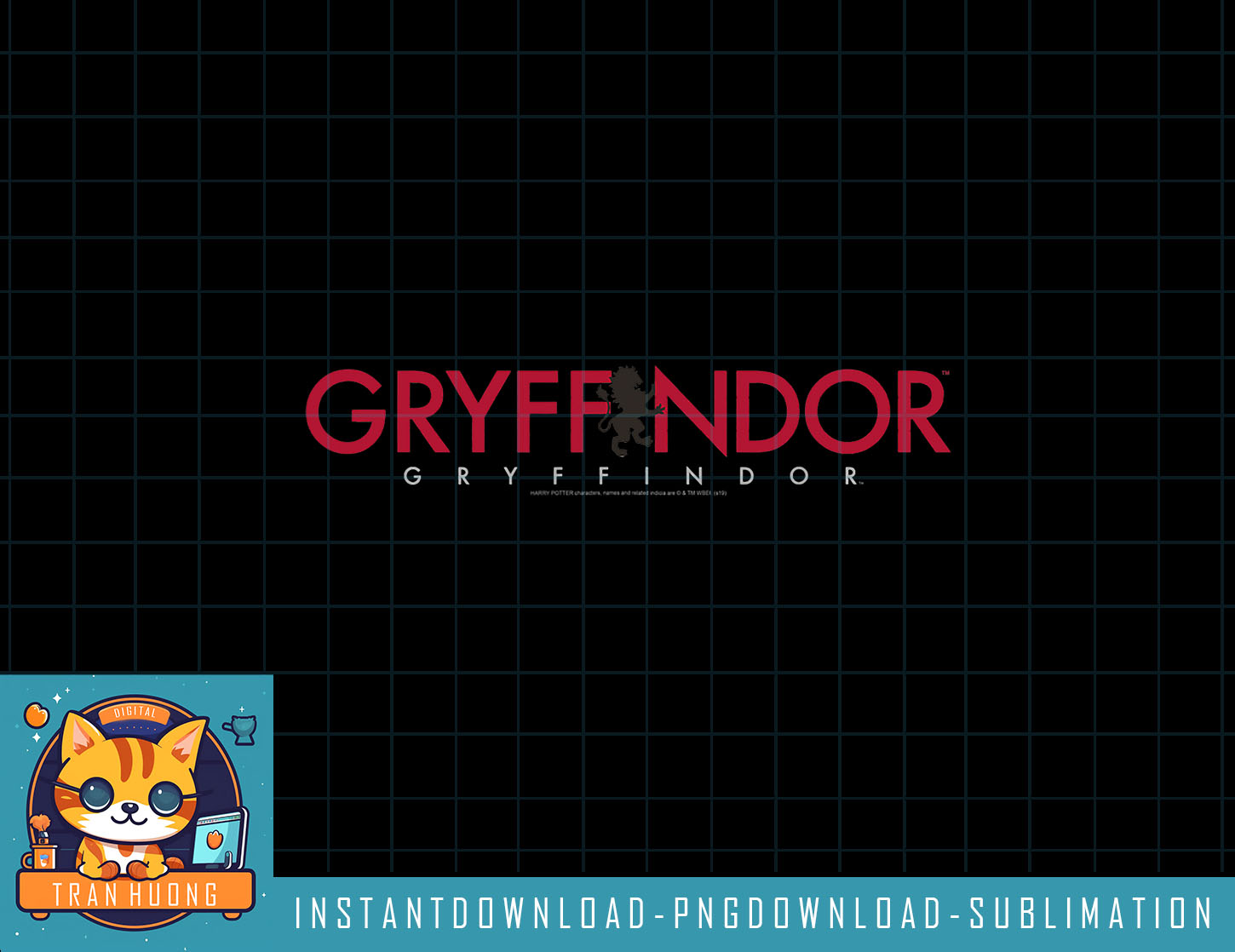 Harry Potter Gryffindor House Pride png, sublimate, digital | Inspire ...