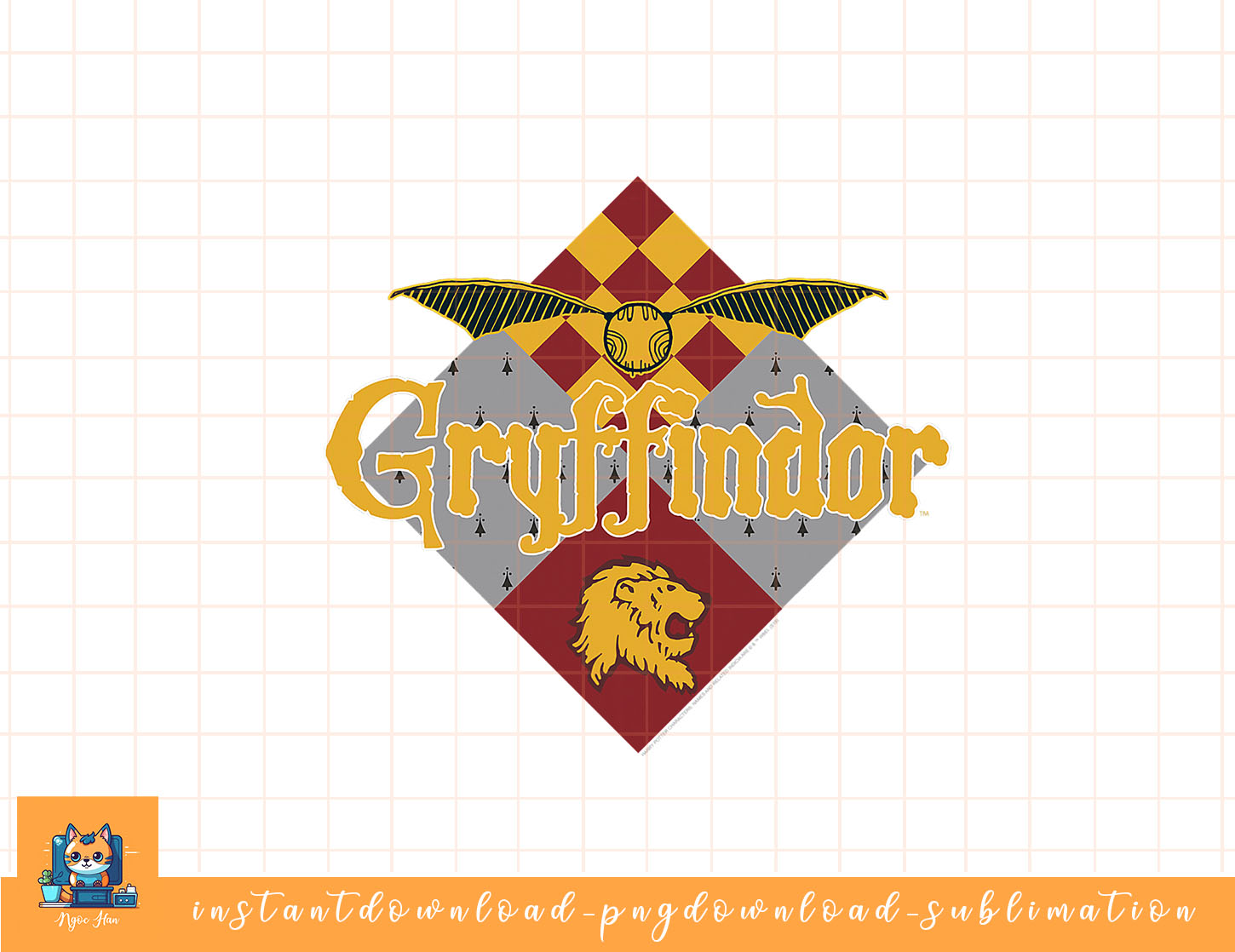 Harry Potter Gryffindor Quidditch png, sublimate, digital do | Inspire ...