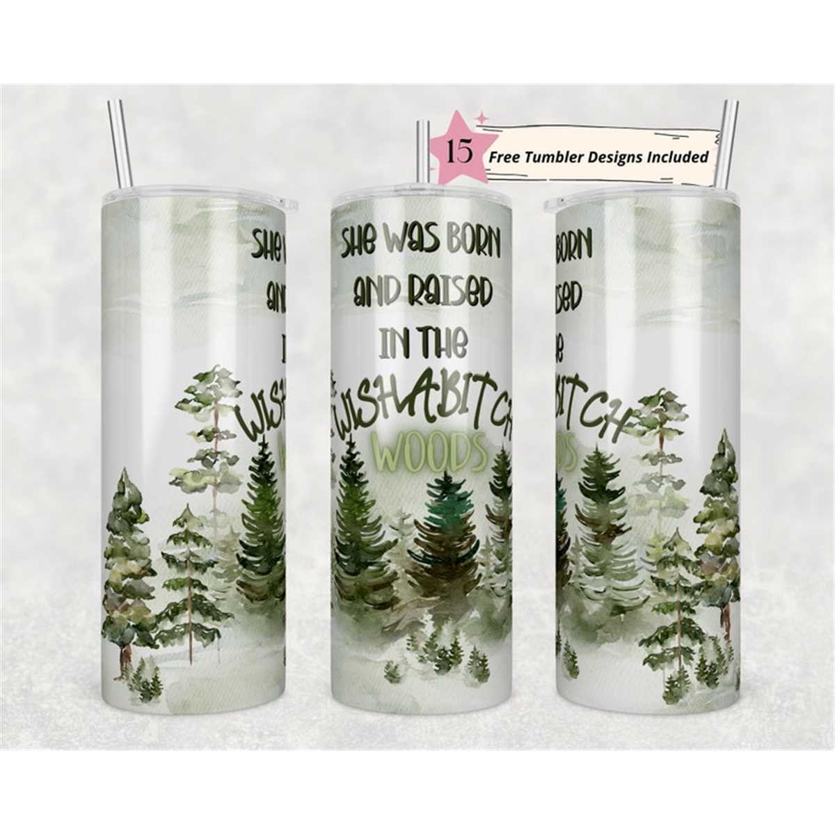 20oz Skinny Tumbler She Was Born and Raised | Inspire Uplift