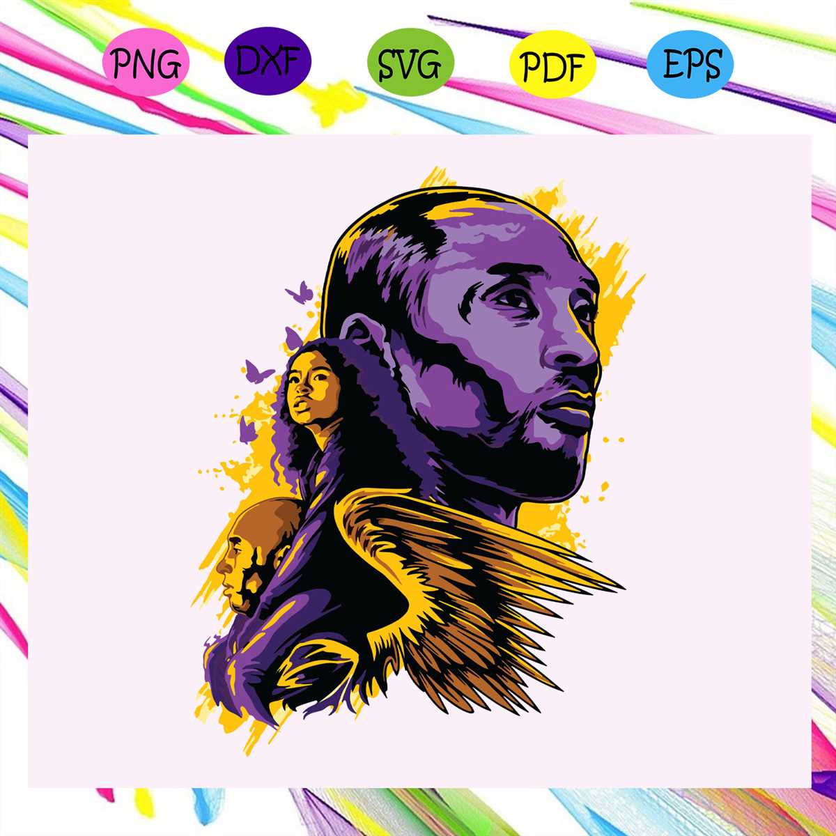 Kobe Gigi Bryant, Kobe Bryant SVG, Kobe Bryant Shirt, Kobe B | Inspire ...