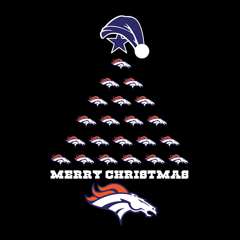 Merry Christmas Tree Denver Broncos,NFL Svg, Football Svg, C | Inspire ...
