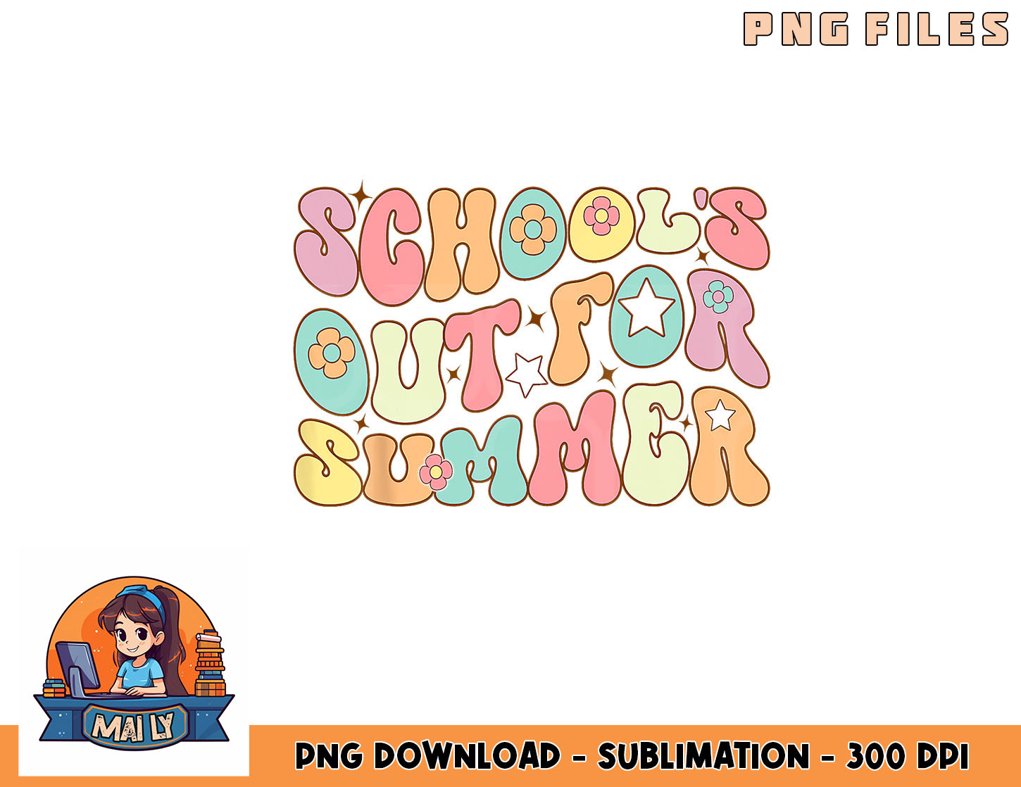 Retro Groovy School s Out For Summer Graduation Teacher Kids - Inspire ...